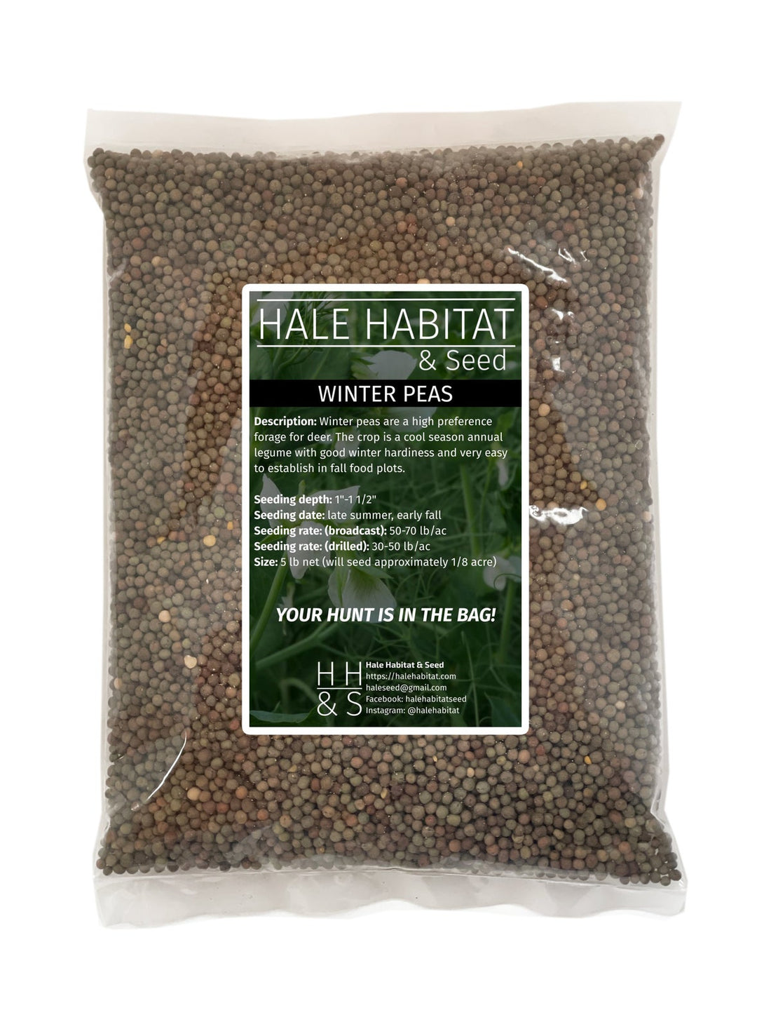 Nutritious Winter Peas for Wildlife Food Plots – Hale Habitat & Seed